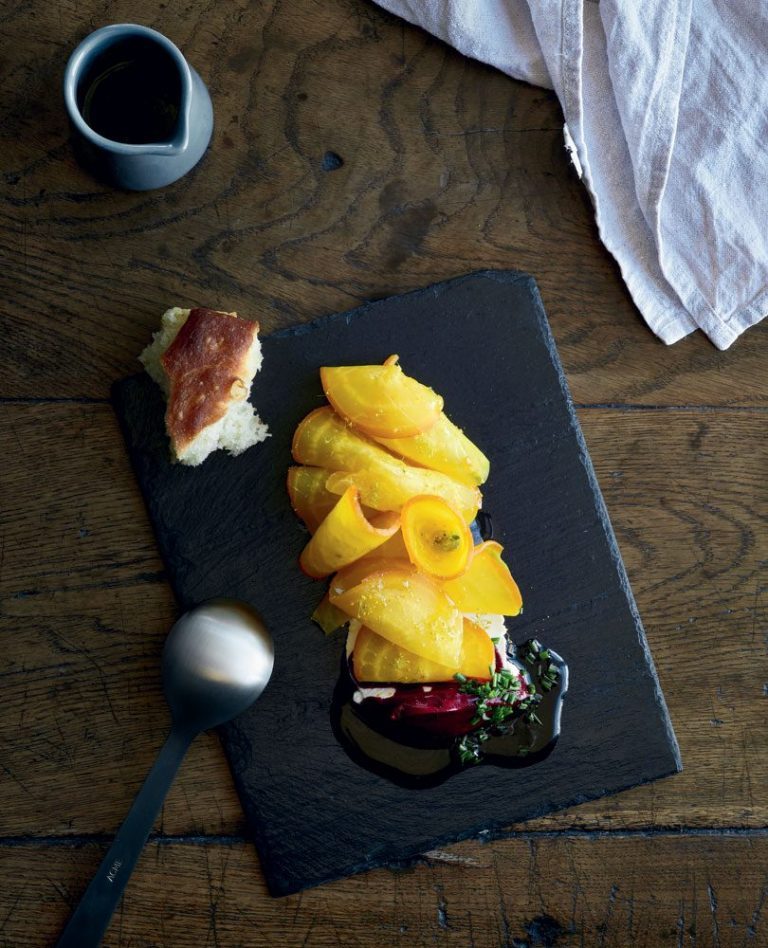 SALT-BAKED GOLDEN BEETROOT WITH MASSIMO’S RICOTTA & BEETROOT OIL ...