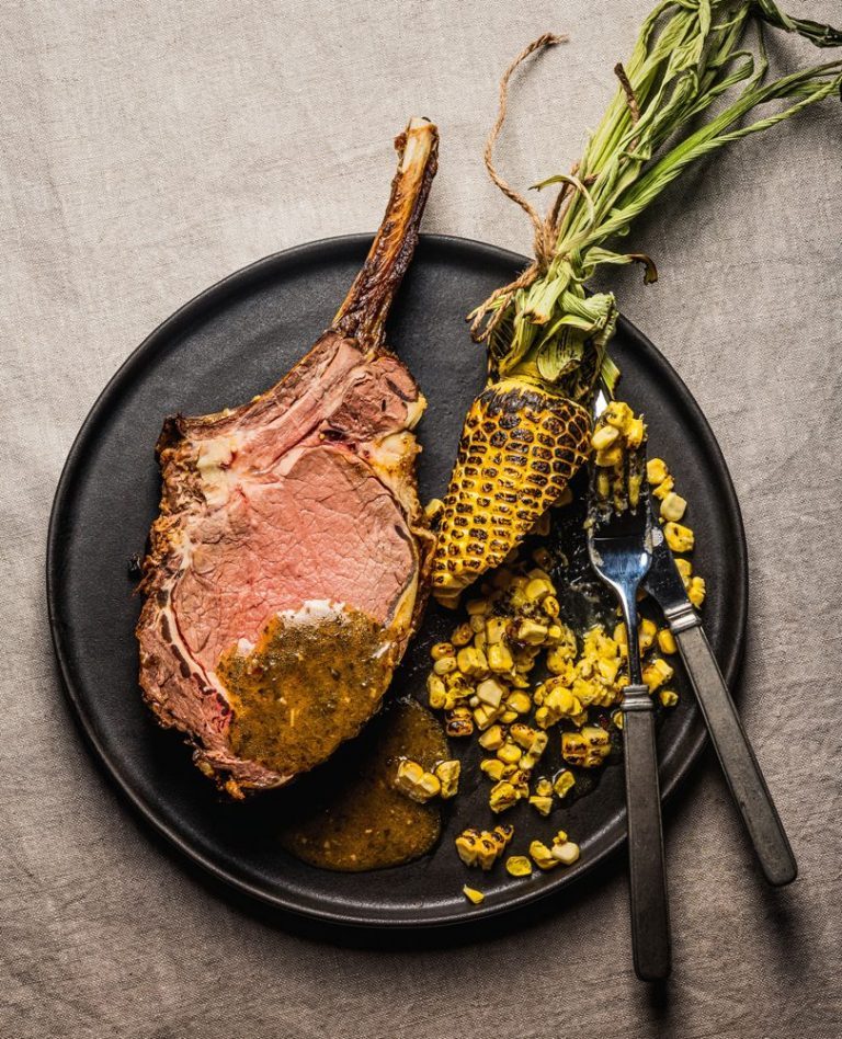 WHOLLY COW ROAST RIB OF BEEF WITH CHIMICHURRI - Cuisine Magazine - From ...