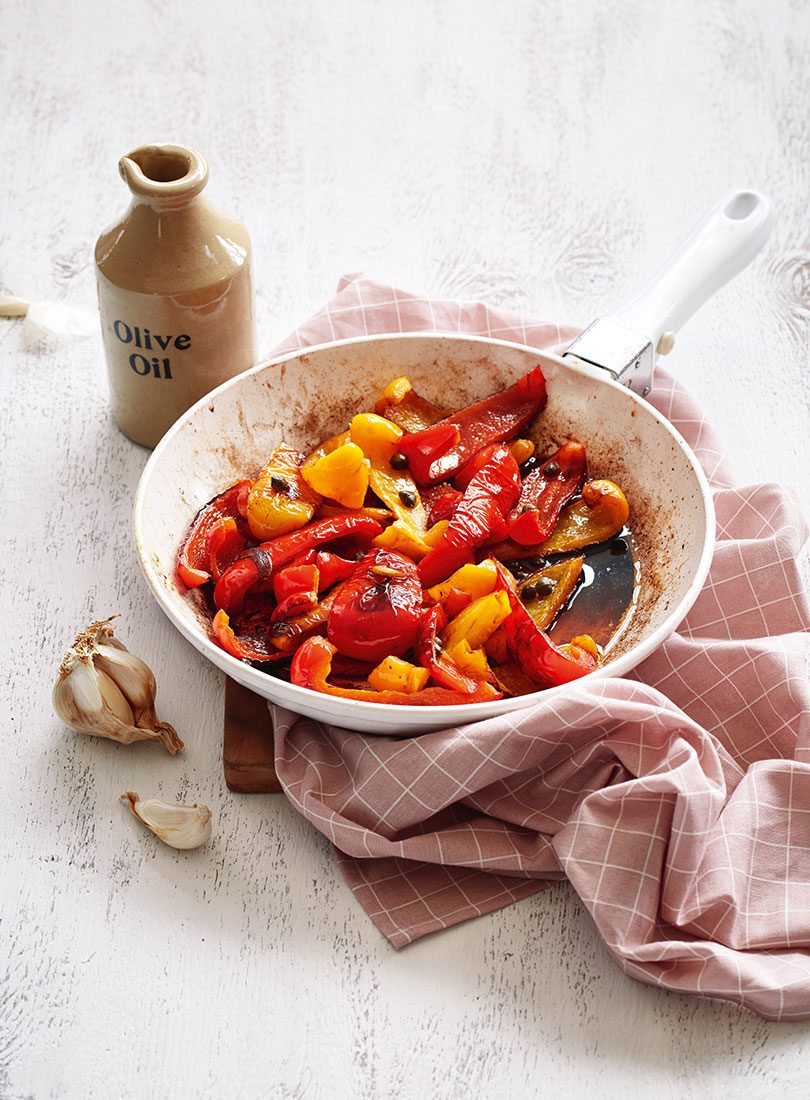 Blistered Capsicums With Garlic & Capers - Cuisine Magazine - From New ...