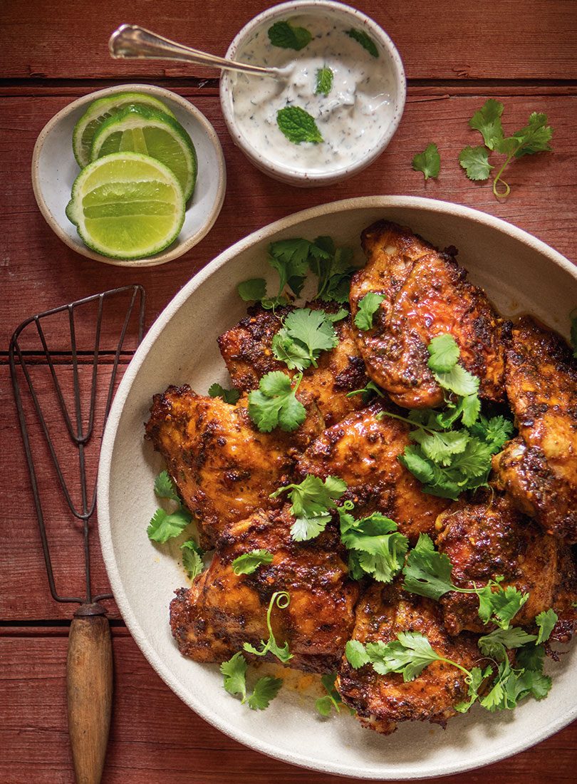Fragrant Spiced Chicken With Minted Yoghurt - Cuisine Magazine - From ...