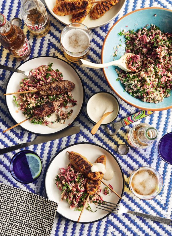 Tempeh Or Venison Kofta With Radish & Marinatedwith Radish & Marinated ...