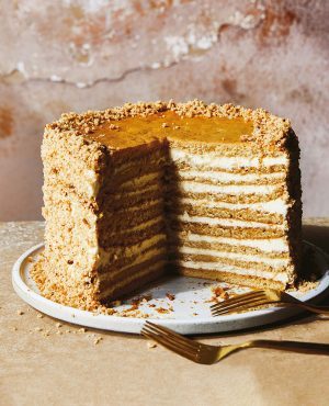 Honey Layer Cake (Medovik) - Cuisine Magazine - From New Zealand to the ...
