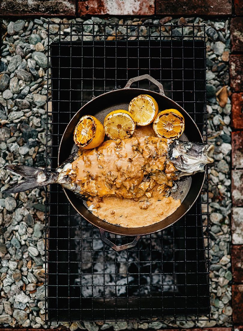 Charred Moki With Lemon Kina Butter - Cuisine Magazine - From New ...