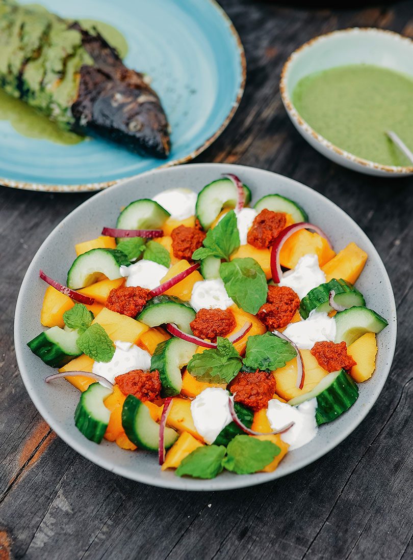 Mango & Mint Salad With Smoky Chilli - Cuisine Magazine - From New ...