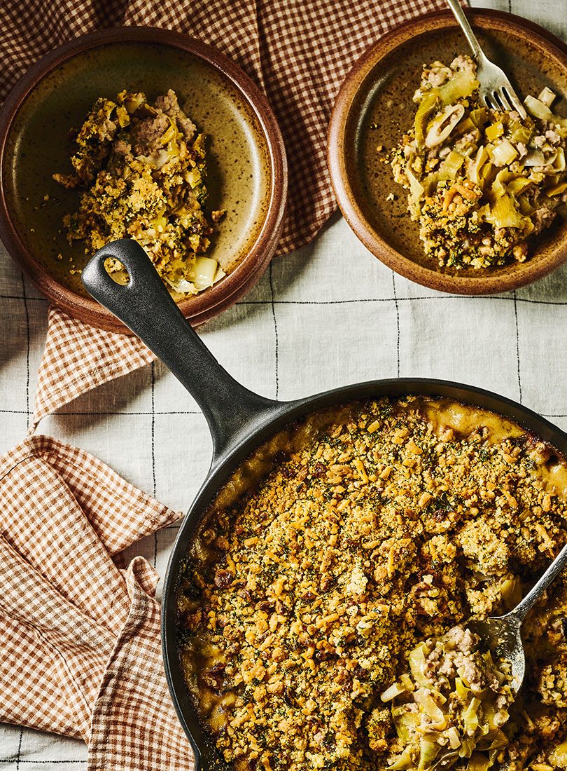 Chicken, Leek & Oregano Crumble - Cuisine Magazine - From New Zealand ...