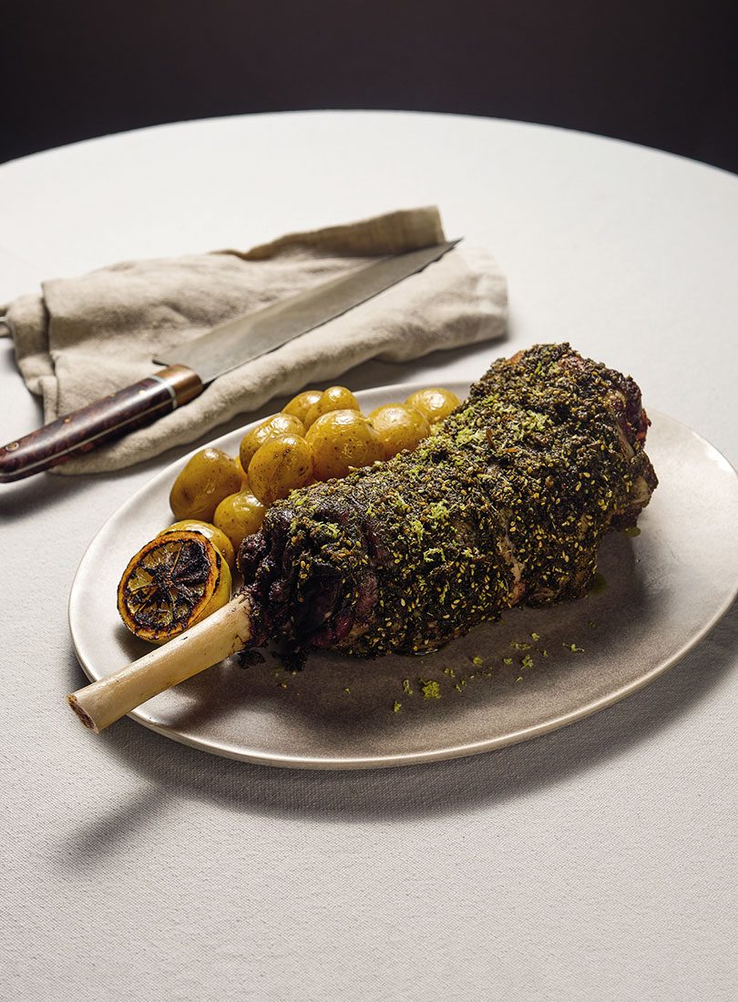 Roast Lamb Leg With Preserved Lemon, Honey & Juniper - Cuisine Magazine ...