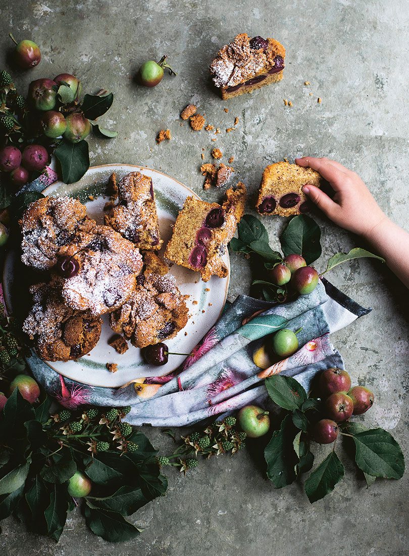 Cherry & Amaretti Cakes - Cuisine Magazine - From New Zealand to the World
