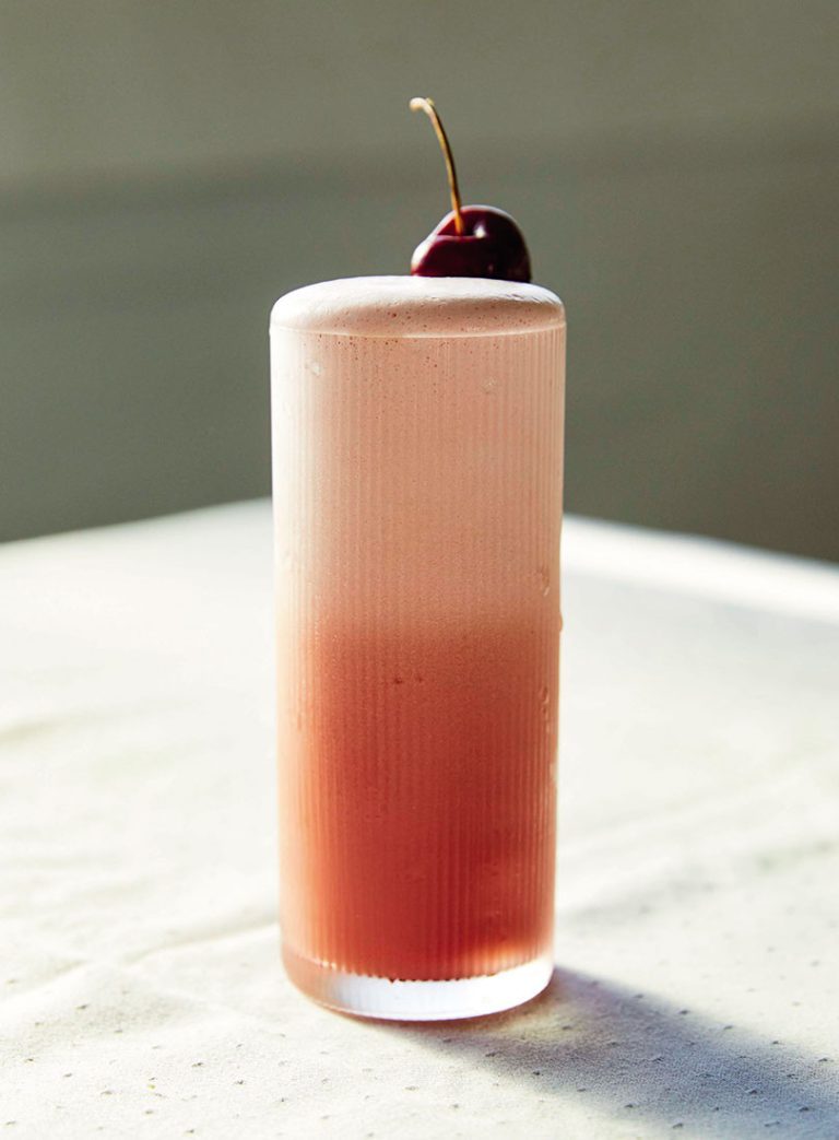Golden Cherry Fizz - Cuisine Magazine - From New Zealand to the World