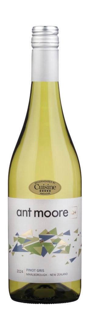 Ant Moore a+ Pinot Gris 2024 (Marlborough) - Cuisine Magazine - From ...