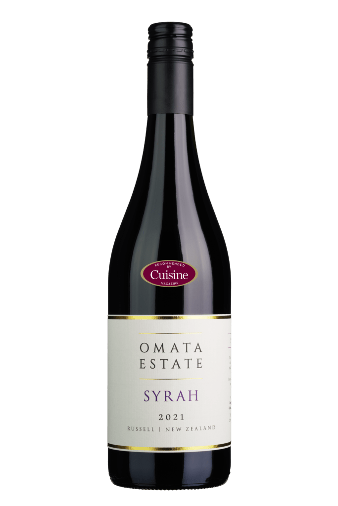 Omata Estate Syrah 2021 (Bay of Islands, Northland) - Cuisine Magazine ...