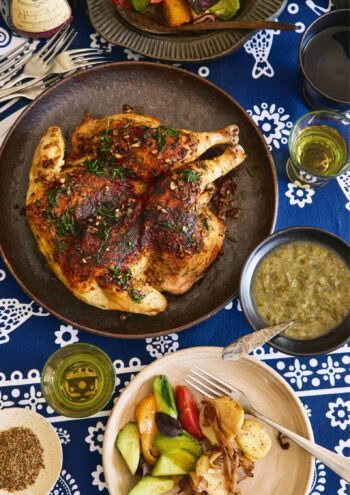 Chkmeruli Chicken With Garlicky Butter - Cuisine Magazine - From New ...
