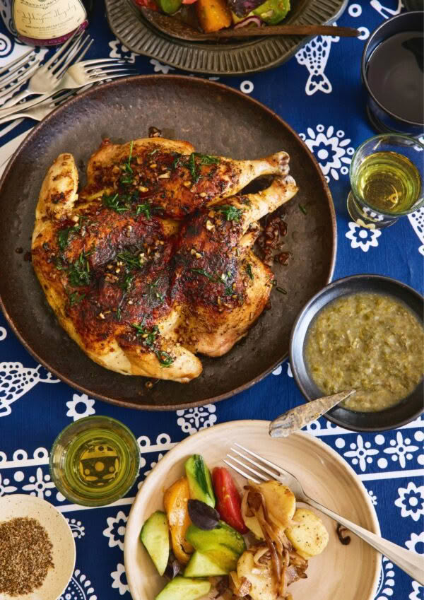 Chkmeruli Chicken With Garlicky Butter - Cuisine Magazine - From New ...